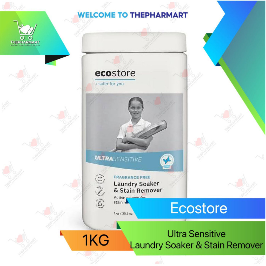 Ecostore Ultra Sensitive Laundry Soaker & Stain Remover Fragrance Free (1KG) | Shopee Malaysia
