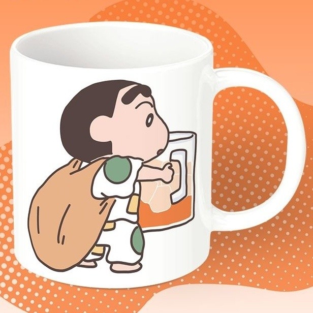Crayon Shin-Chan Cartoon Household Water Cup Office with Milk Coffee ...