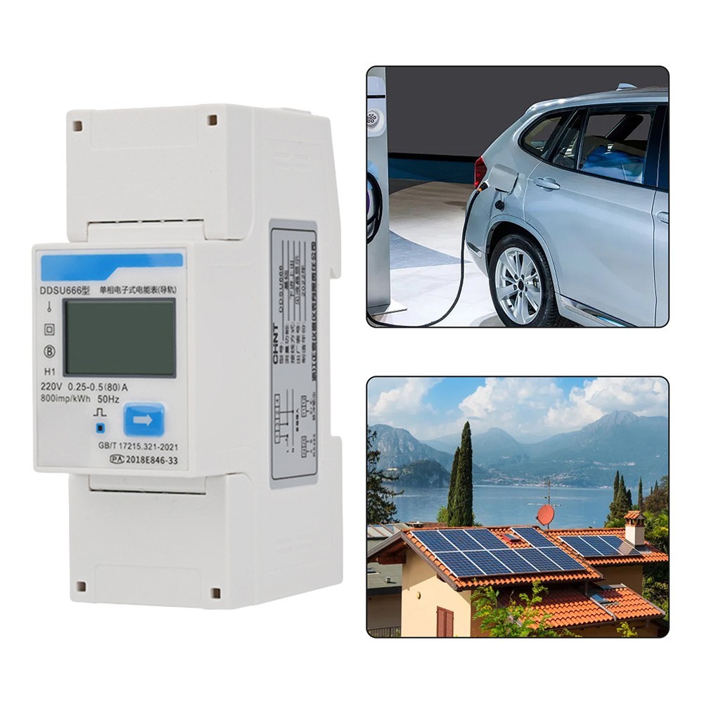 Energy Monitoring Solution DDSU666 Single Phase Meter with RS485 Interface | Shopee Malaysia