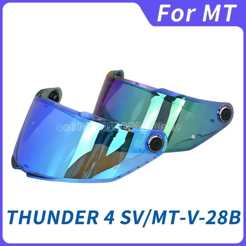 MT Replacement Face Shield for Model THUNDER 4 SV Helmet MT-V-28B ...