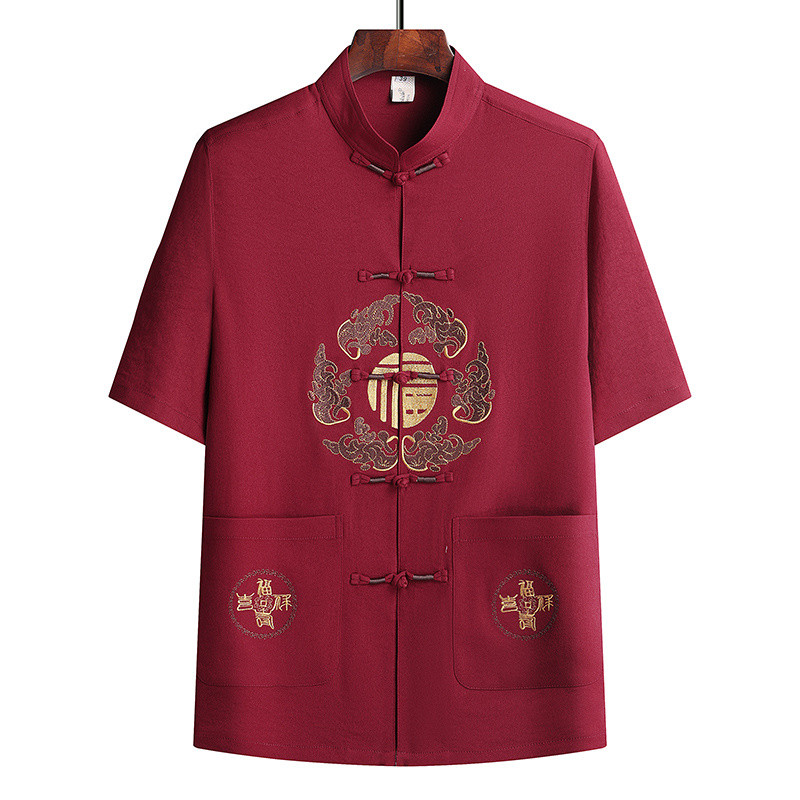 Chinese New Year Clothes for Men Mens Cheongsam Hanfu CNY Clothes ...