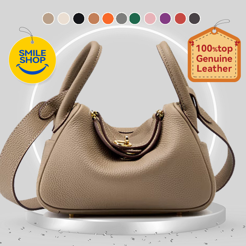[Genuine Leather Female Bag] First Layer Cowhide Shoulder Bag Messenger ...