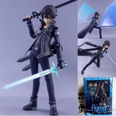 Figure figma 174 Art Online Kirito Kiritani Kazuto Super Hands-on Model ...