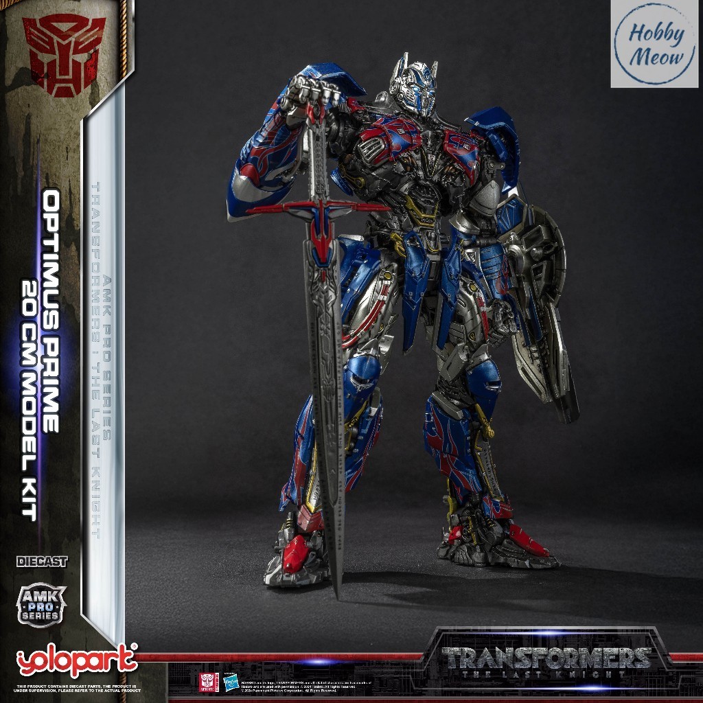 YOLOPARK AMK PRO Series Transformers The Last Knight Optimus Prime Model Kit 20cm Action Figure ...