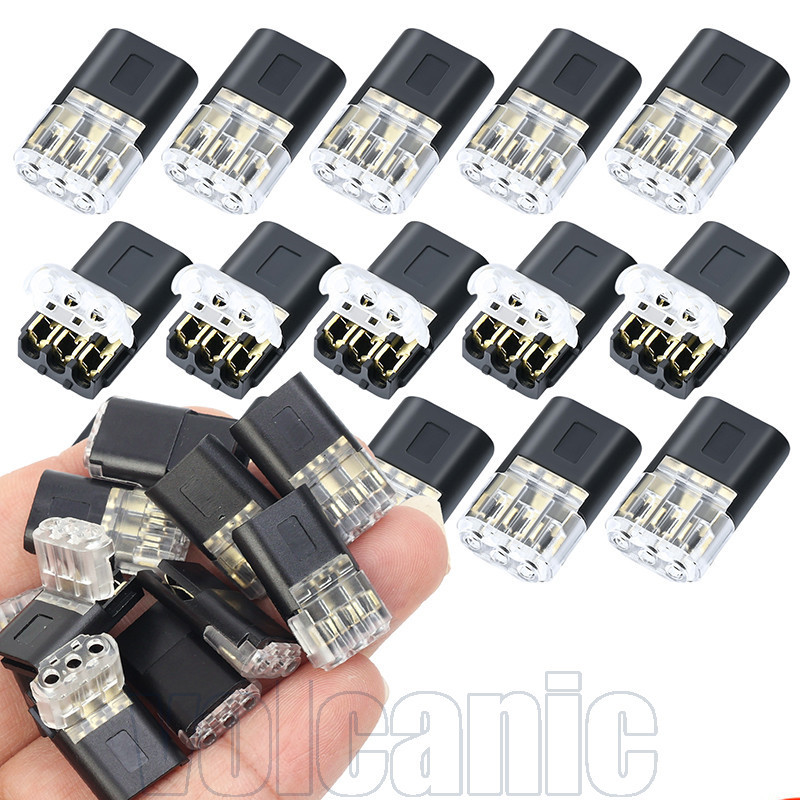 1/2/4Pcs 3 Pin Wire Connector - Waterproof, Solderless - Electrical ...