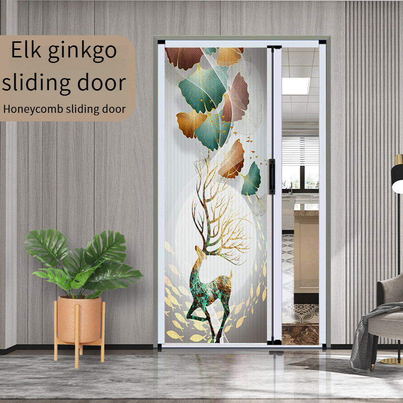 Folding Partition Door Invisible Sliding Honeycomb Door Living Room and ...