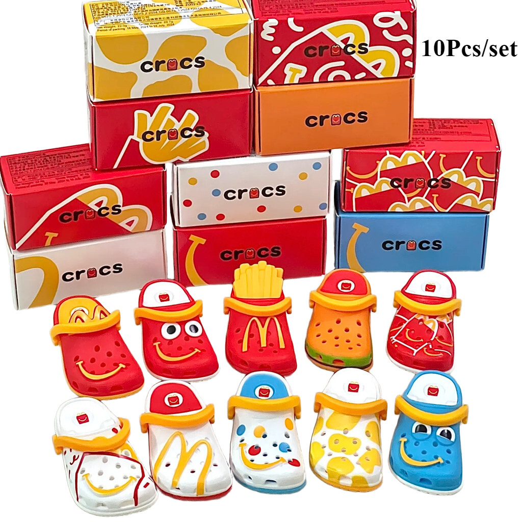 Mcdonalds Crocs Keychain Mini Mcdo Crocs Keychain Happy Meal McDonald's ...