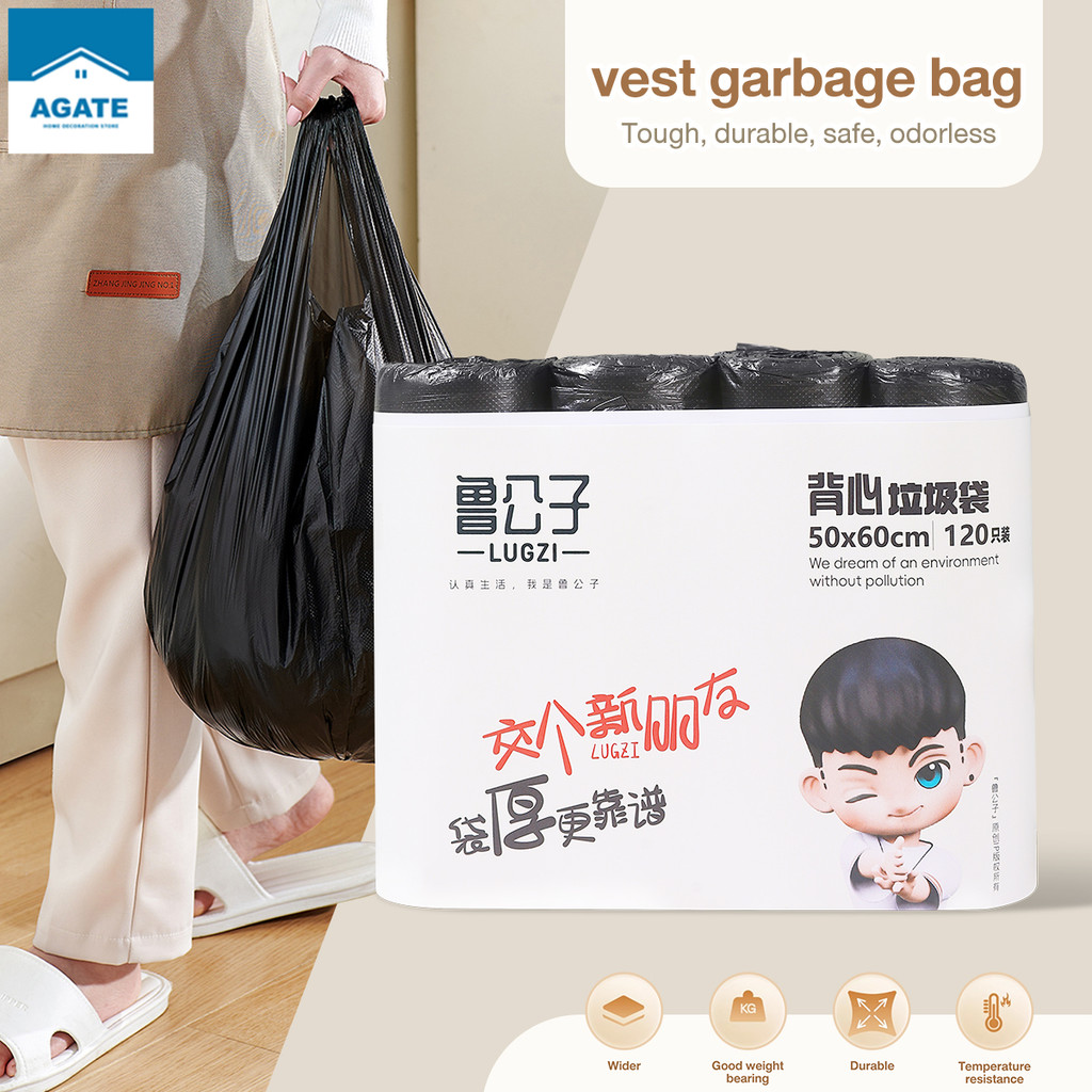 🔥 DUTY Garbage Bag Plastic Trash Bags Disposable Dustbin Bag Plastik ...