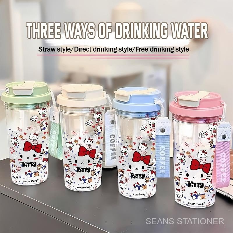 leak-proof ins high value cute accompanying cups boys and girls 500ml ...