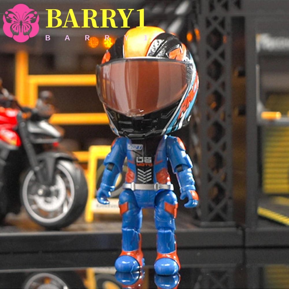 BARRY1 Simulated Motorcycle Rider Doll, Deformation Helmet Action ...