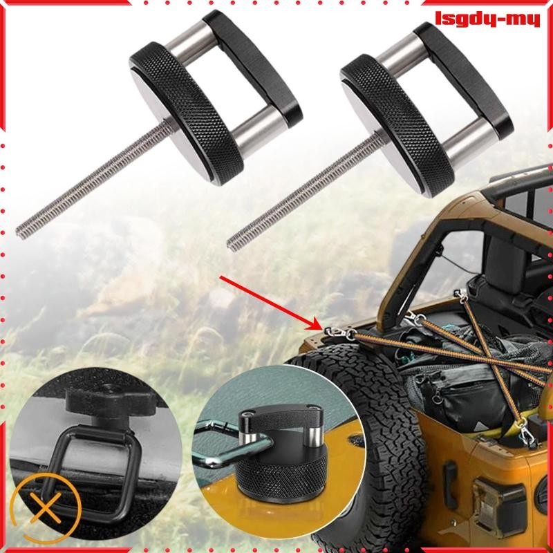 [LsgdyMY] 2x Hard Top Bolts High Performance Aluminum with D Rings D ...