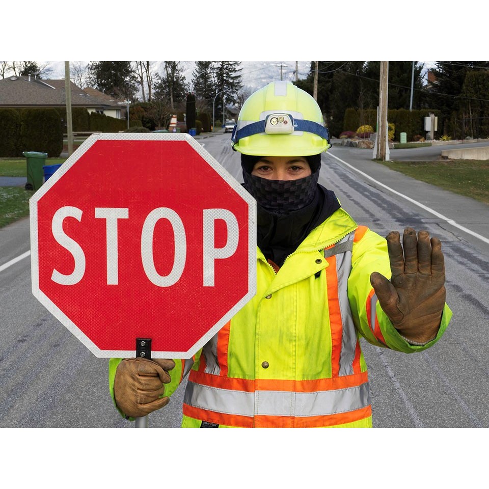 Lollipop Stop And Go Traffic Sign, Signage Board Stop & Go, 36cm(H ...
