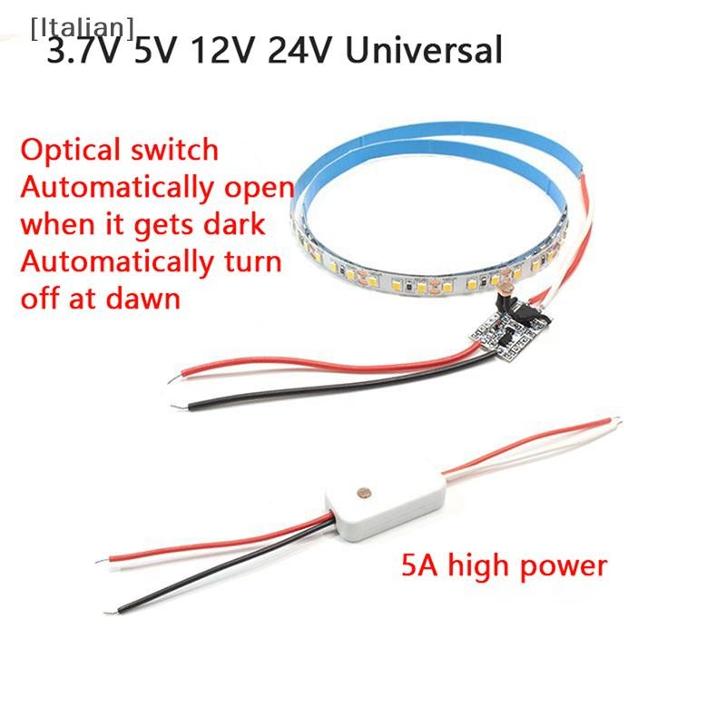 Italian Light Sensor Switch Only Work In Night Automatic Auto on Off ...