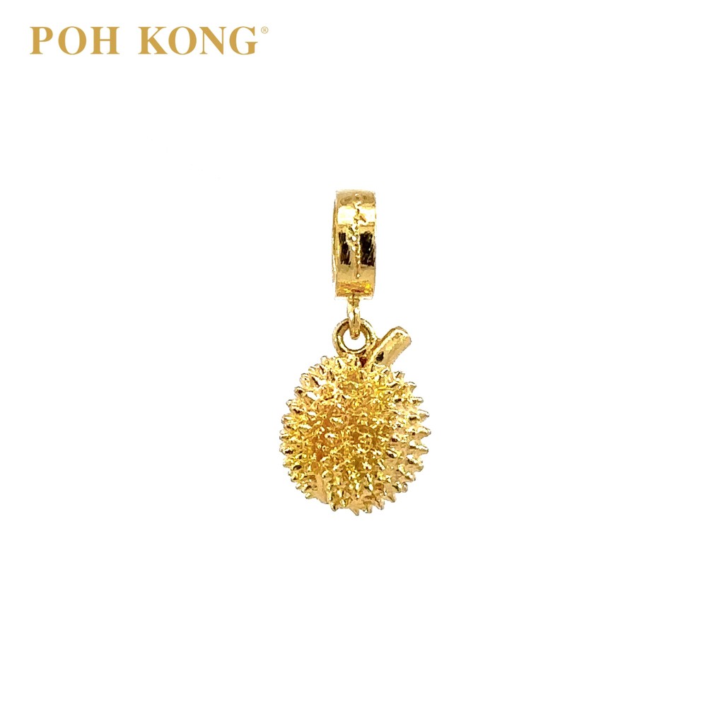POH KONG 916/22K Yellow Gold Anggun Durian Pendant | Shopee Malaysia