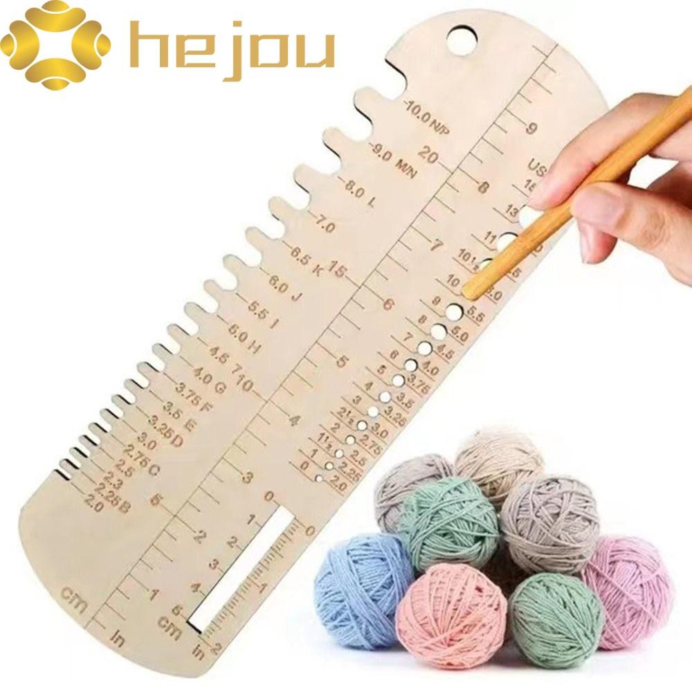 HEJOU Professional Needle Knitting Blocker, Size Measurement Hook ...
