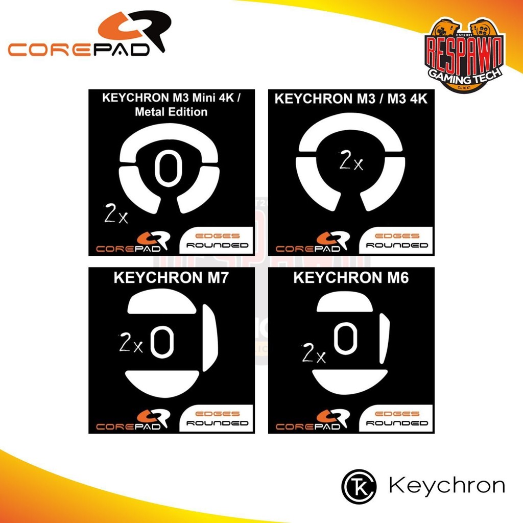 Corepad Skatez - Keychron Mouse | Shopee Malaysia