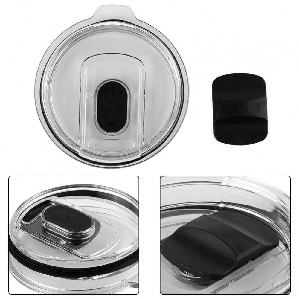20oz/30oz Splash-Spill Proof Magnetic Slider Lid For Vacuum Tumbler Cup ...