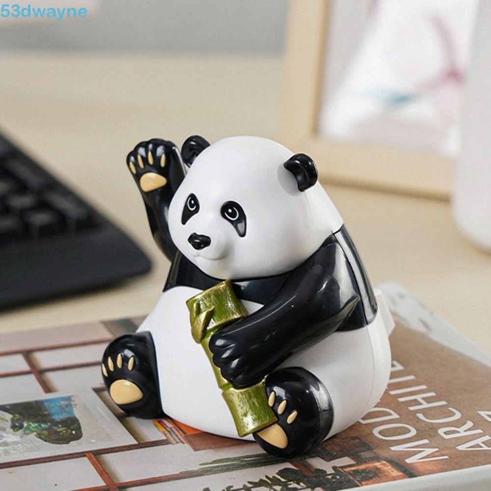 DWAYNE Solar Power Wave Hands Toys, Cartoon Automatic Wave Hands Panda ...