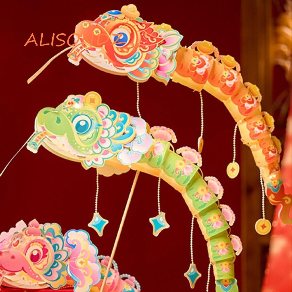 ALISONDZ Lucky Dance Snake Lantern, Waterproof Traditional 2025 Snake ...