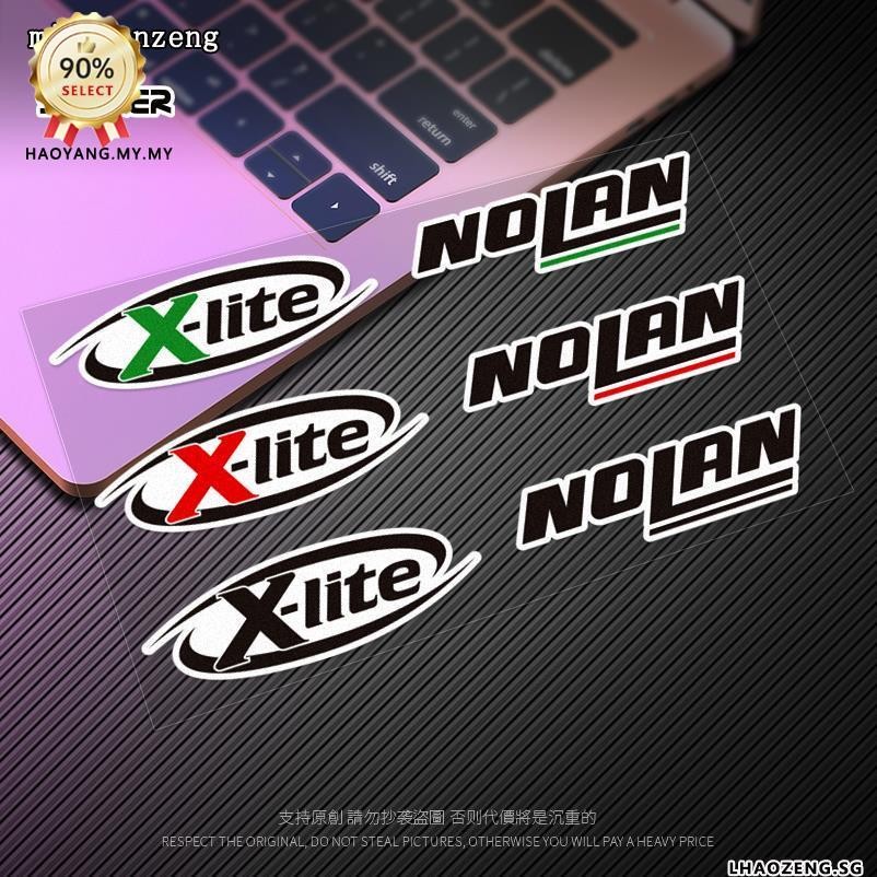New Product Italy Nolan X-Lite Motorcycle Car Sticker Helmet Logo ...