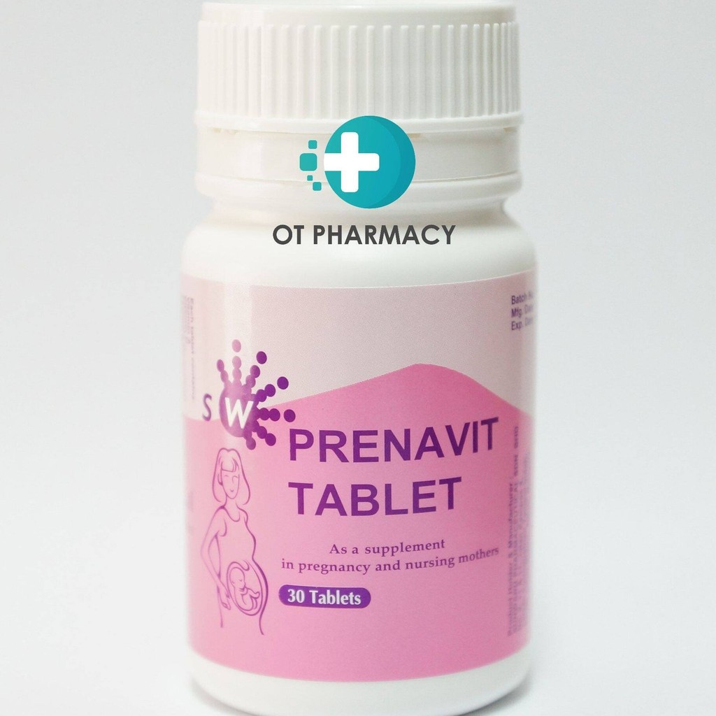 Sunward Prenavit Tablet 30's for pregnancy/ lactation exp:11/2025 ...