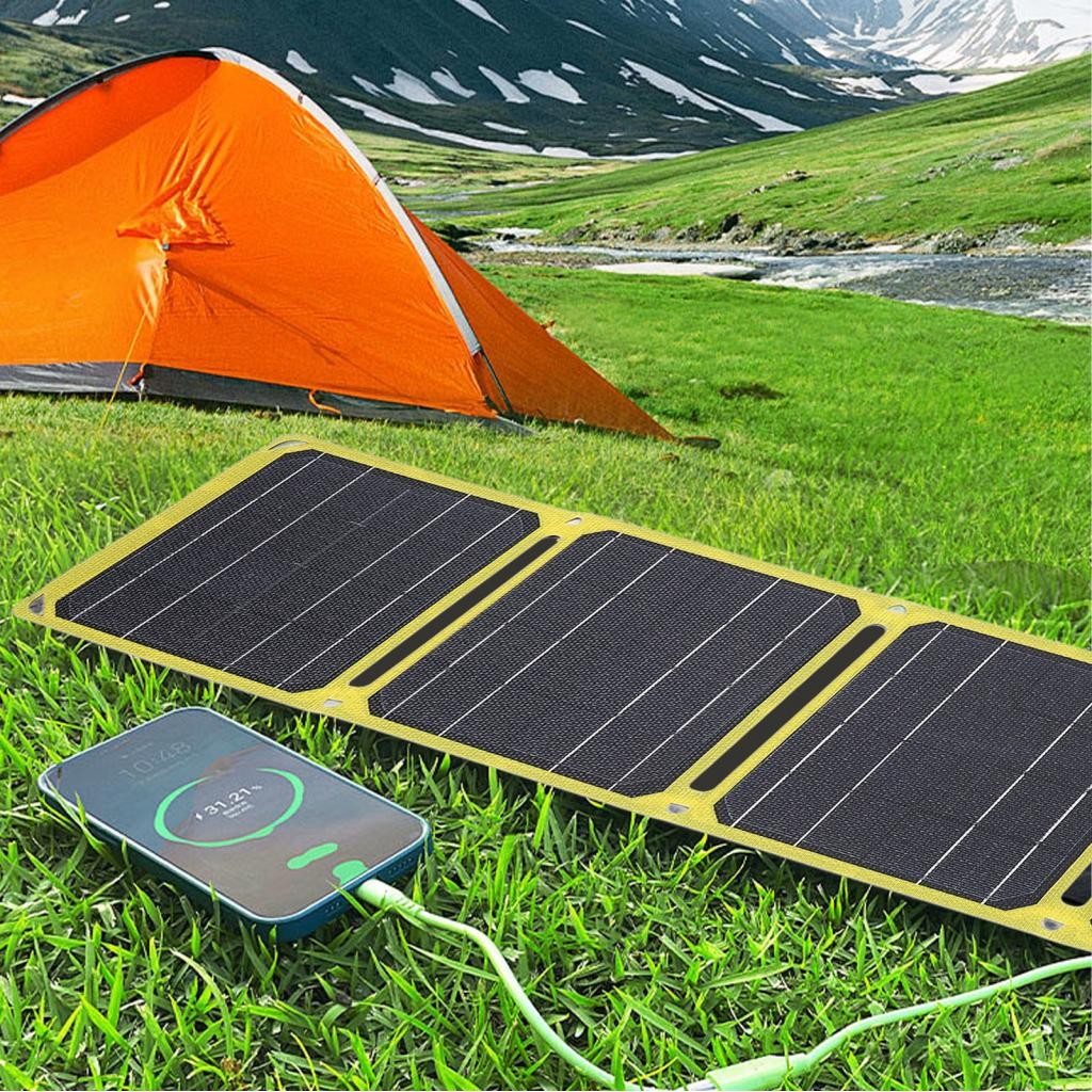 Onebuycart 40W Foldable Solar Panel ETFE Monocrystalline Silicon ...