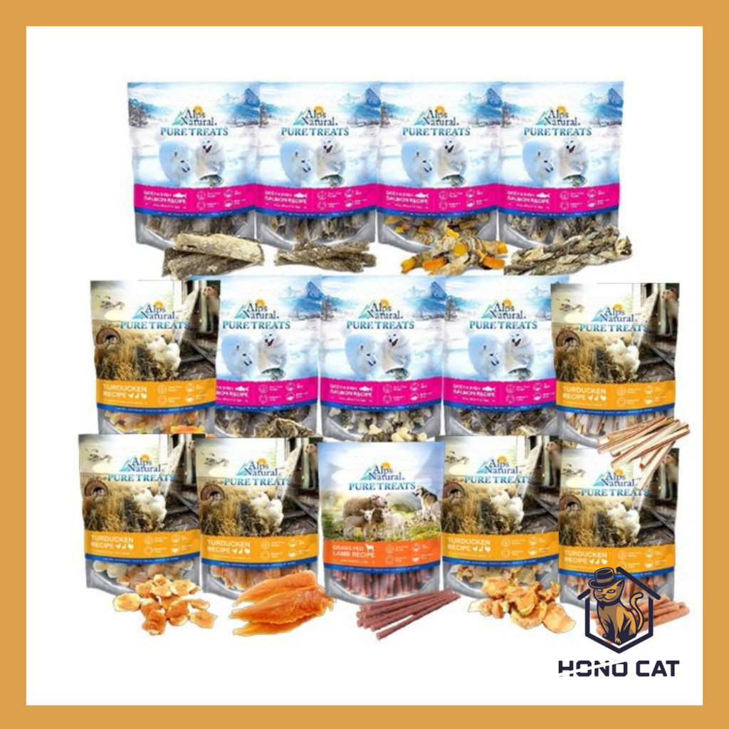 Alps Natural Pure Dog Snacks Dog Treats (Lamb / Salmon / Chicken / Cod ...