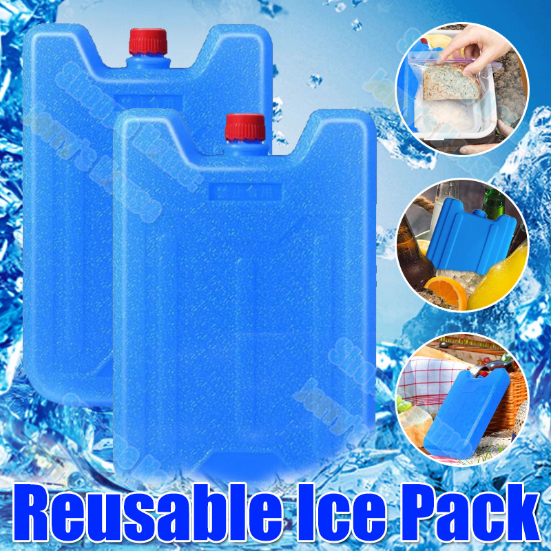 Large Big Size Reusable Straight Ice Pack Brick Cooler Box Ice Bricks ...
