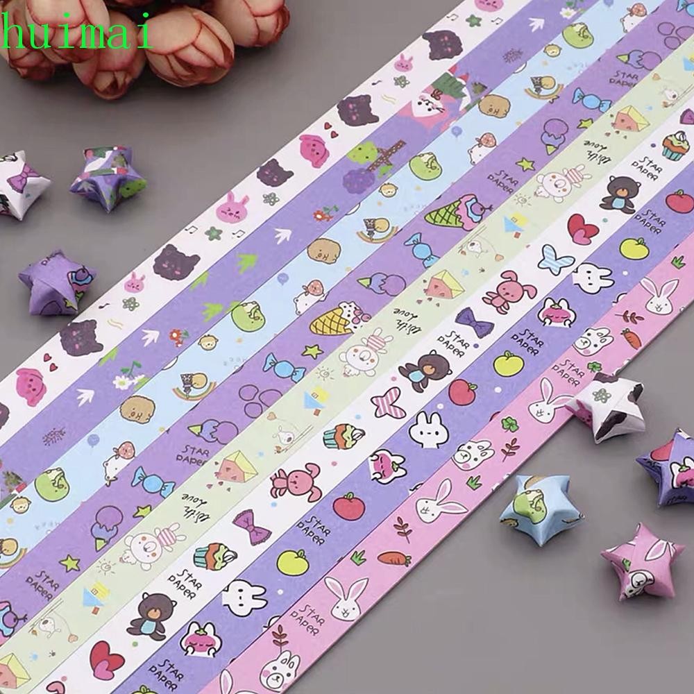 HUIMAI Origami Stars Paper, Star Paper Strips Paper Craft Star Folding ...