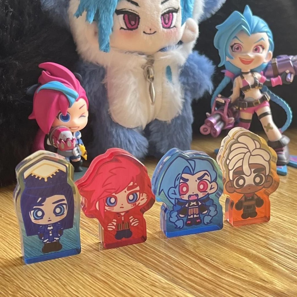LOL Thick Acrylic Stand JINX VI Caitlyn Mini Standee Game Goods ...