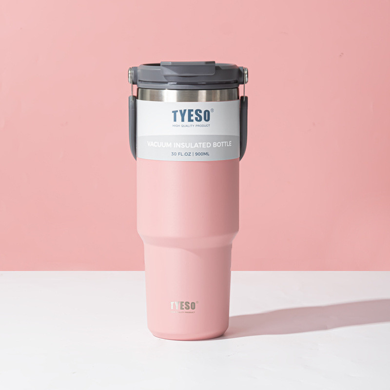 LETAK NAMA Tyeso 750ML/900ML/1200ML Tumbler Handle Design 2 Way Drink ...