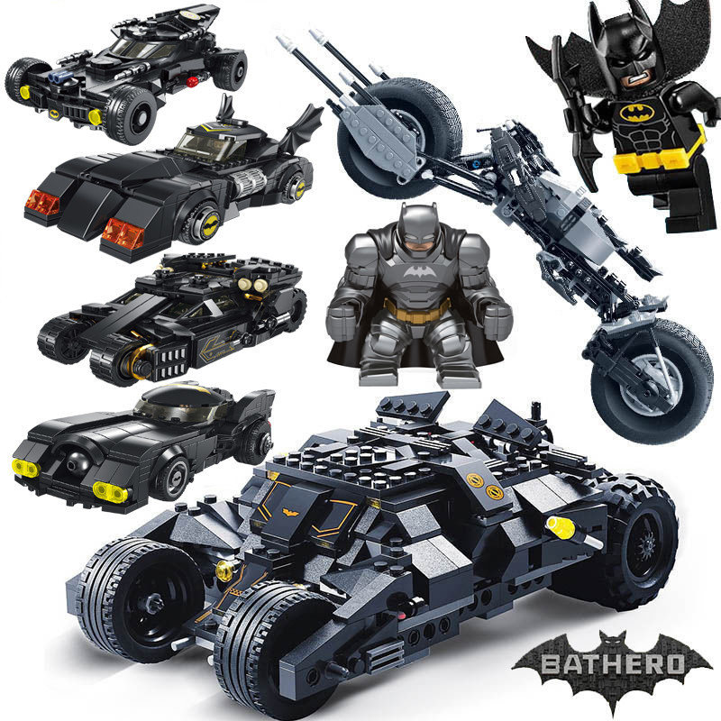 Compatible Lego Batman Chariot Big Movie Avengers Assembled Building ...