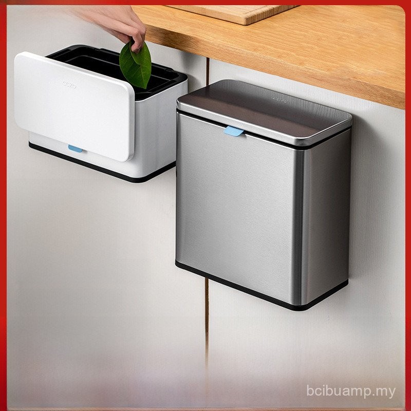CCKO dapur tong sampah keluli tahan karat rumah tangga hiasan dinding ...