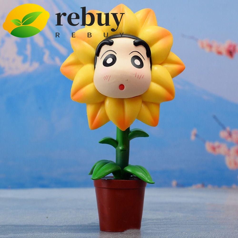 REBUY Flower Shop Shinnosuke Anime Figure, PVC Shinnosuke Nohara Crayon ...