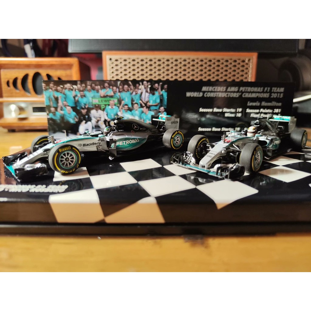 F1 Racing Car Model 1: 43 Mini Cut Mercedes-Benz AMG W06 Hamilton ...
