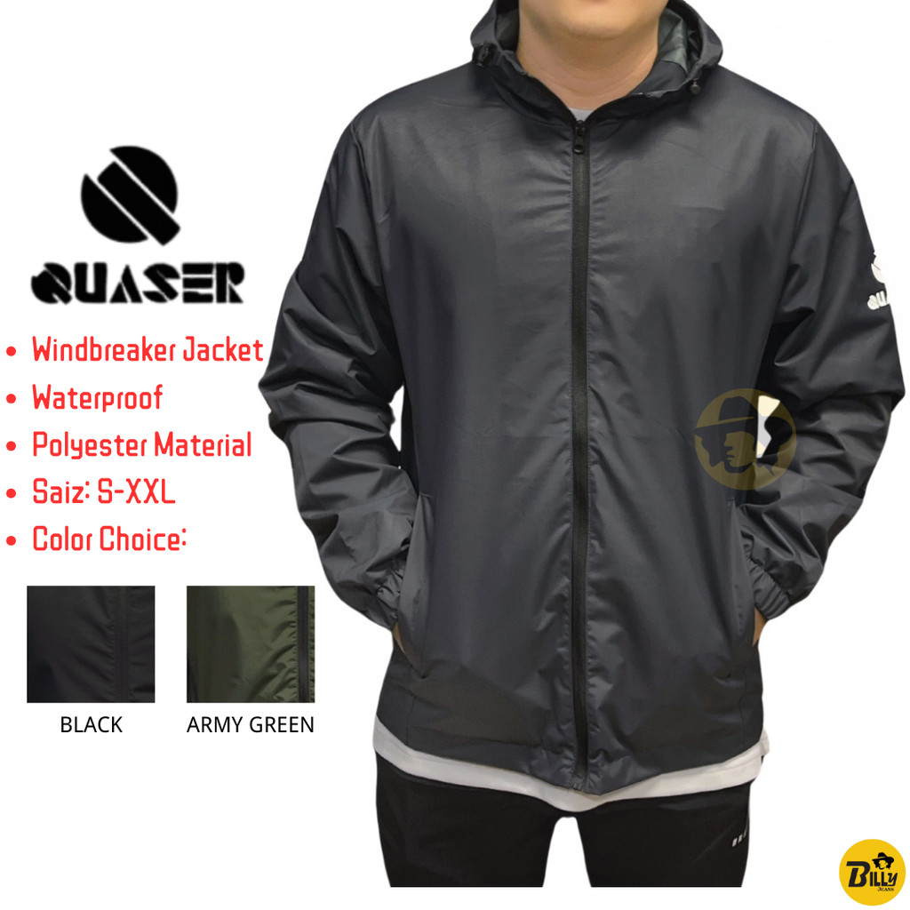 QUASER Brand Men Windbreaker Jacket (QWB9002) | Shopee Malaysia