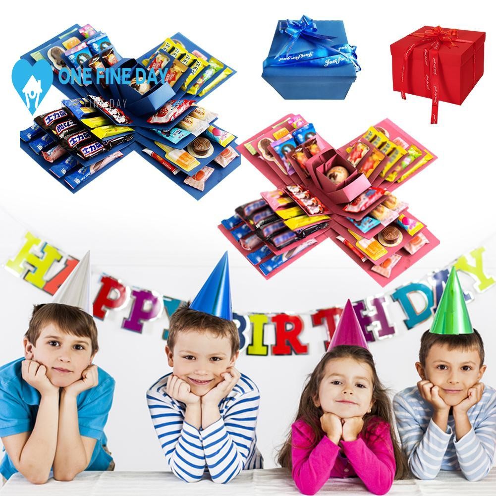 Birthday Gift Box Netflix Surprise Explosion Box Packaging Gift Empty ...