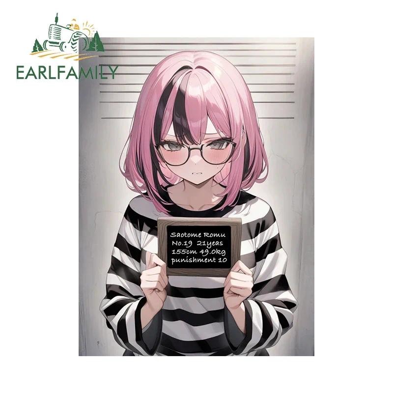 EARLFAMILY 13cm x 9.6cm Female Prisoner Car Sticker Anime Punishment 10 ...