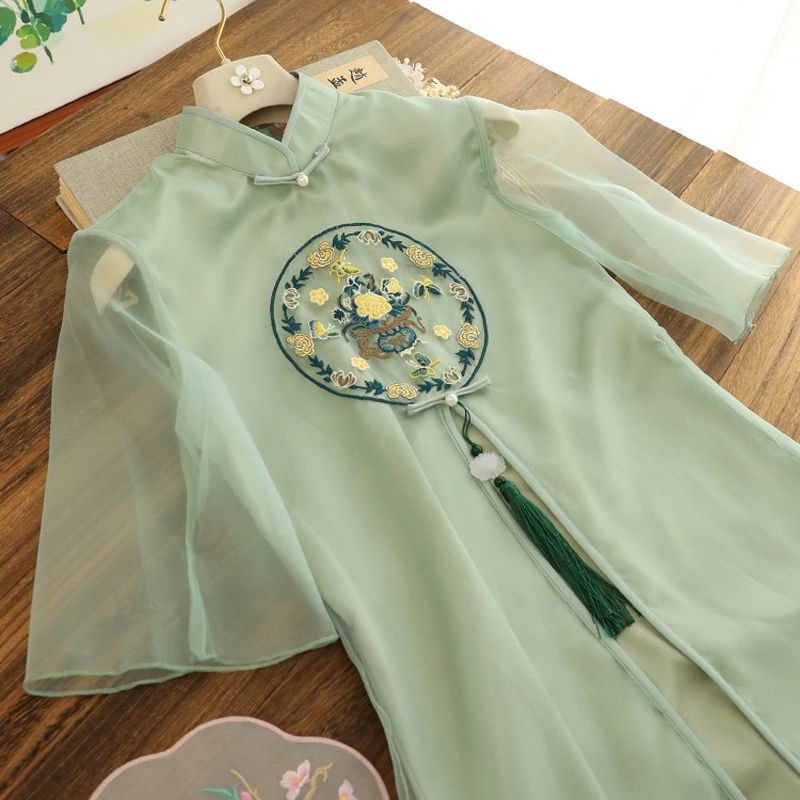 Discount Plus Size Women's Clothing Fat Sister Republican Style Hanfu ...
