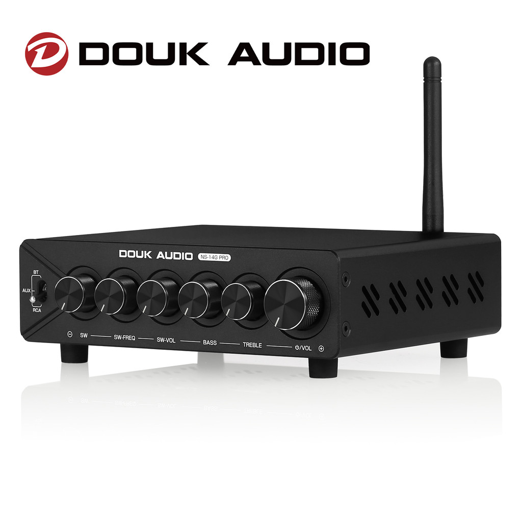 Douk Audio NS-14G-PRO HiFi 2.1 Channel Bluetooth Receiver TPA3255 ...