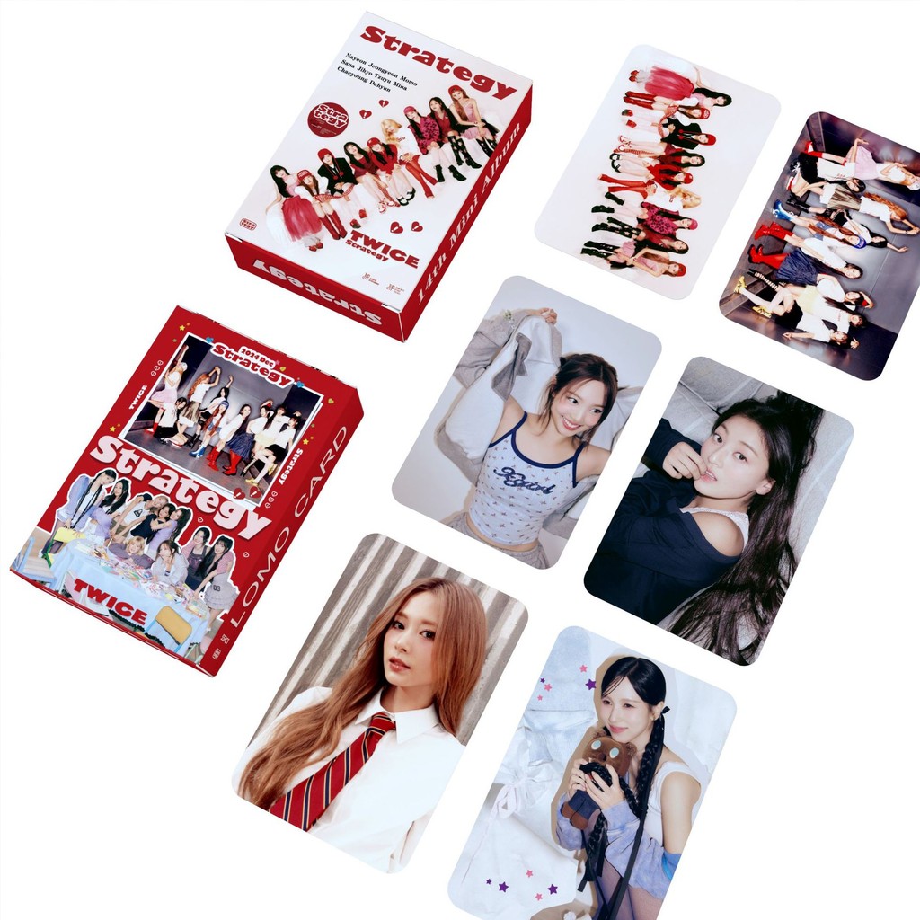 55pcs TWICE Strategy Lomo cards MISAMO HAUTE COUTURE 14th mini Album ...