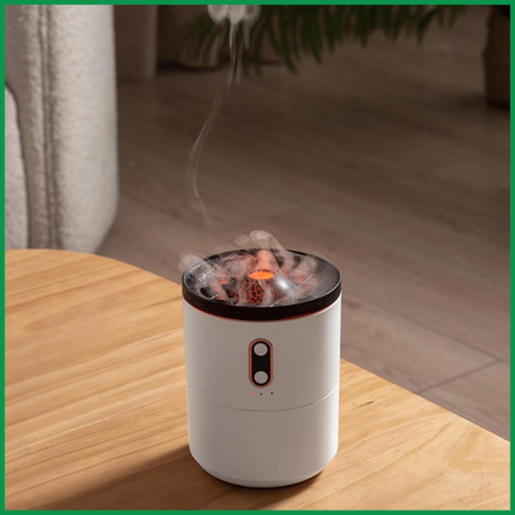 Volcano Humidifier Quiet Flame Diffuser Silent Volcano Humidifiers For ...