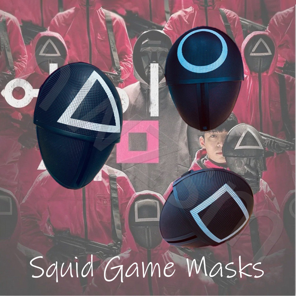 Squid Game Korean TV Series Cosplay Costume Mask Front Man Mask BOSS ...