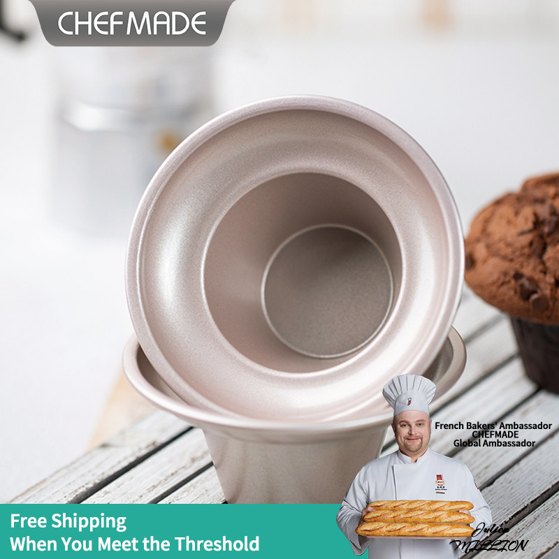 [CHEFMADE.os] 1PC/ 4PCS Non-stick Mushroom-shaped muffin mold Muffin ...