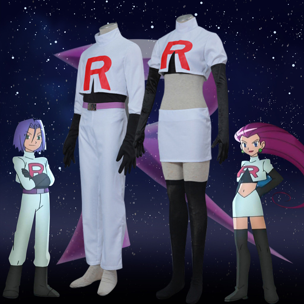 Pokémon Pokémon cos Clothing Musashi Kojiro cosplay Costume Pokemon ...