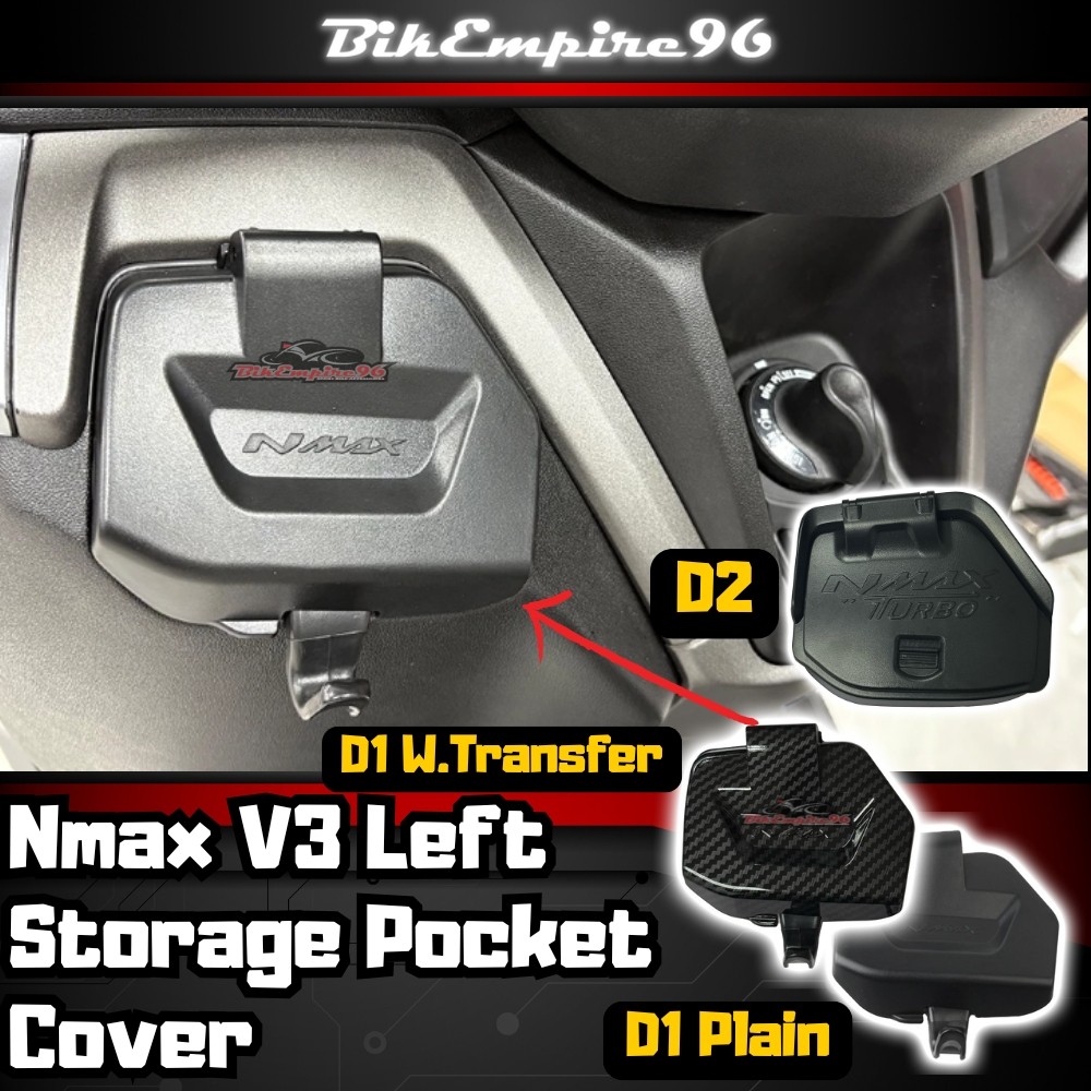 NMAX 155 V3 2025 Left Storage Pocket Cover Storage Waterproof Pocket ...