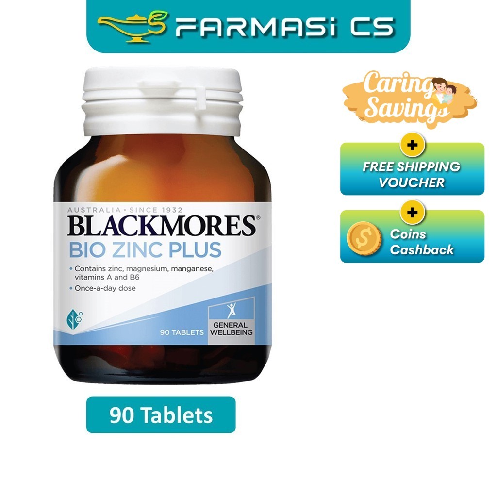 BLACKMORES Bio Zinc Plus 90 tablets EXP:04/2026 [ Magnesium Vitamin A ...