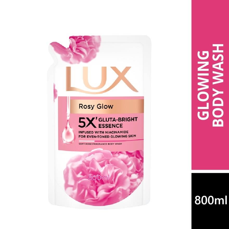LUX Rosy Glow Body Wash Refill 800ml | Shopee Malaysia