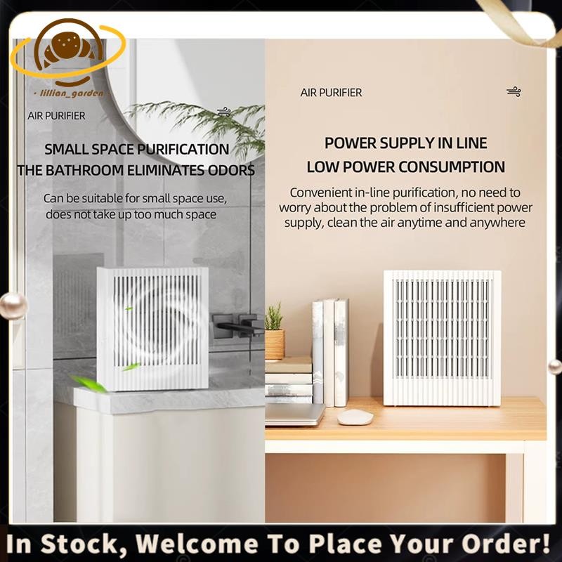 HEPA Filter Desktop Air Purifier Portable Odor Eliminator & Air ...