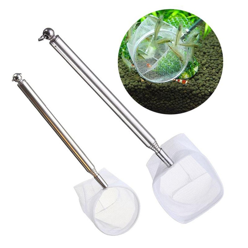 Fishing Net Telescopic Retractable 3d Stainless Steel Square Round Net ...